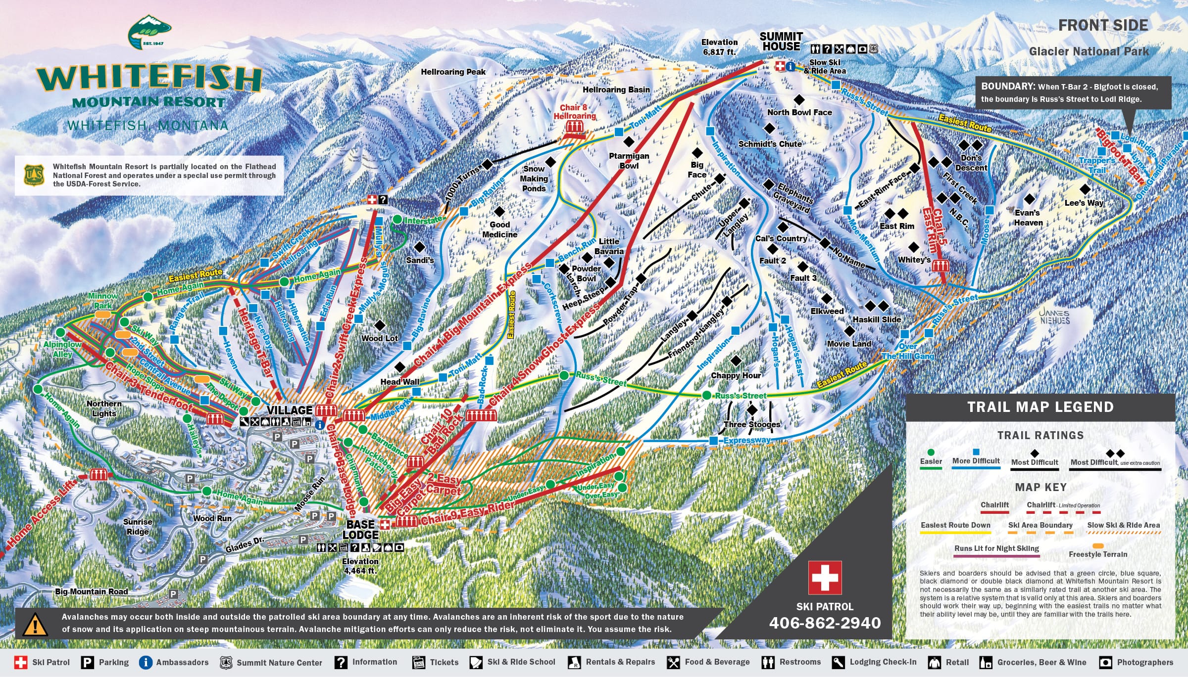Trail Maps Whitefish Mountain Resort Trail Maps Whitefish Mountain Resort